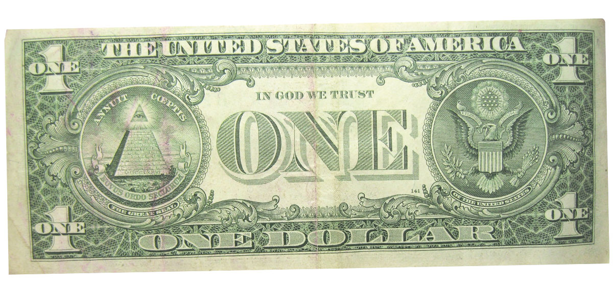 Hidden Pictures In One Dollar Bill
